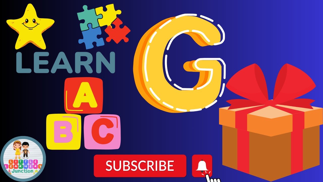 G is for Gift & Learning English is Fun | ABC Kids Songs, Nursery Rhymes | Little Learners ...