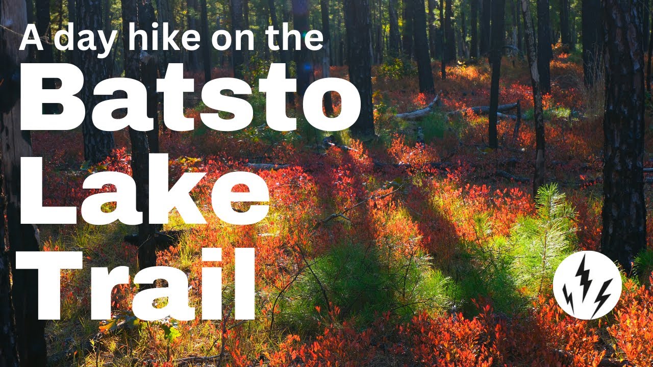 A day hike on the Batsto Lake Trail - YouTube