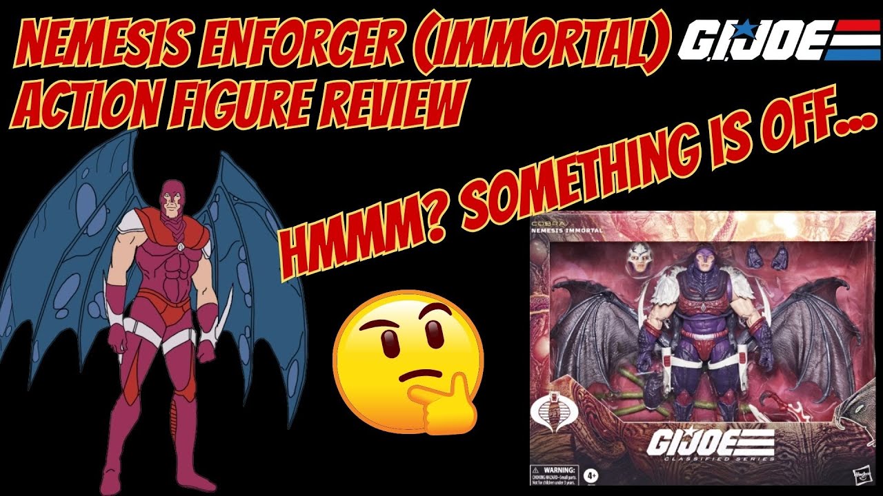 GI JOE CLASSIFIED NEMESIS ENFORCER (IMMORTAL) ACTION FIGURE REVIEW ...