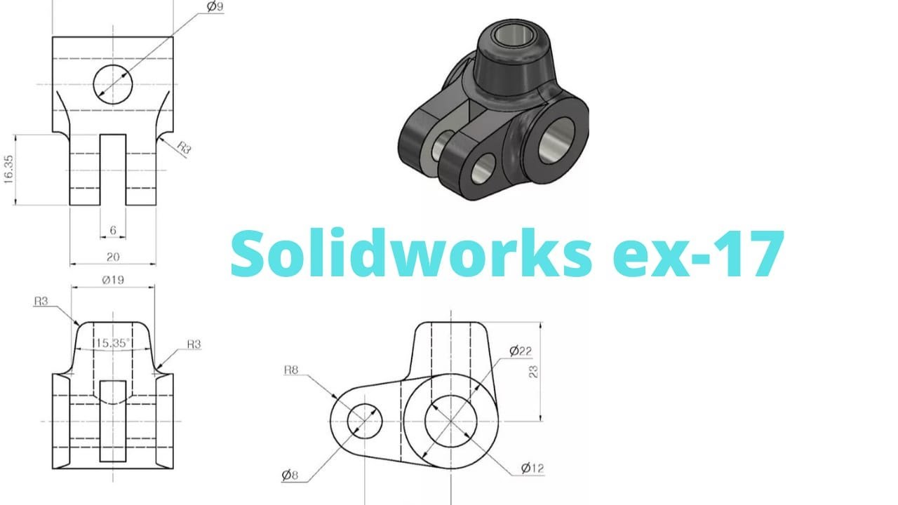 SOLIDWORKS TUTORIAL FOR BEGINNER EX-17 - YouTube