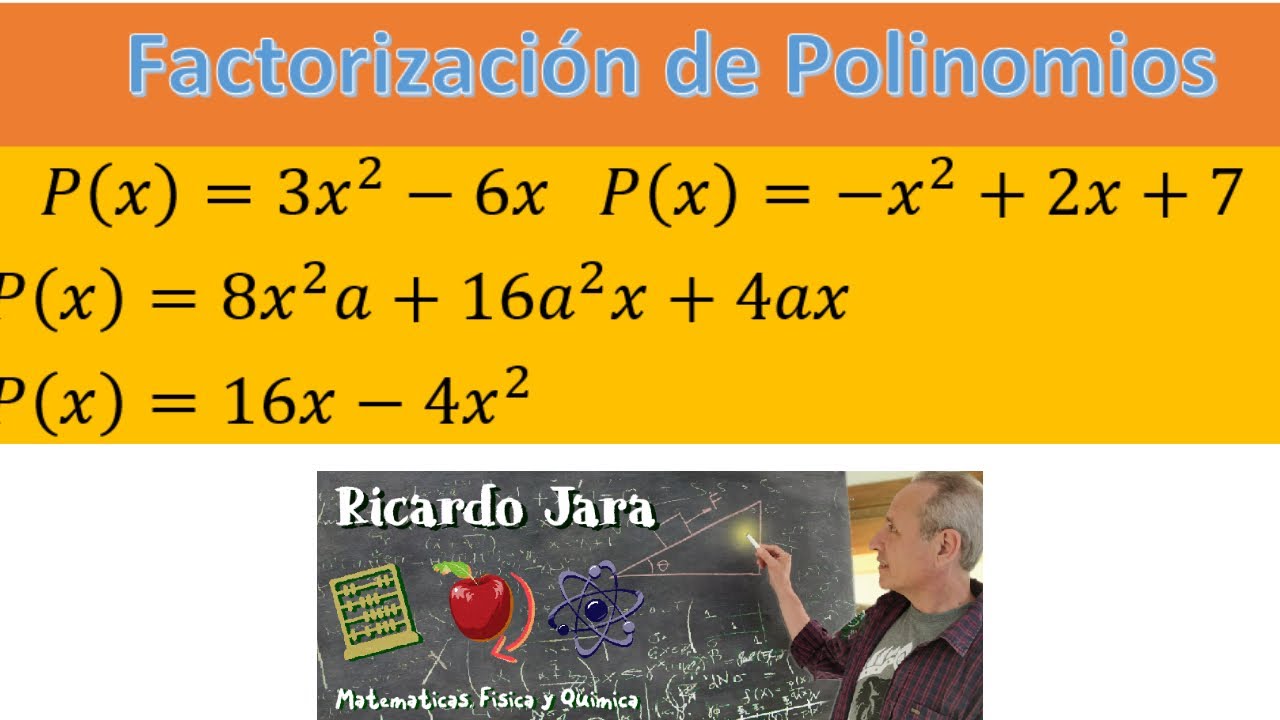Factorización de Polinomios - YouTube