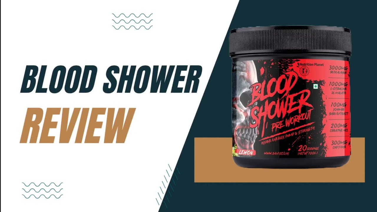 Blood shower pre workout under 700 review | ep 1 | Leg day - YouTube