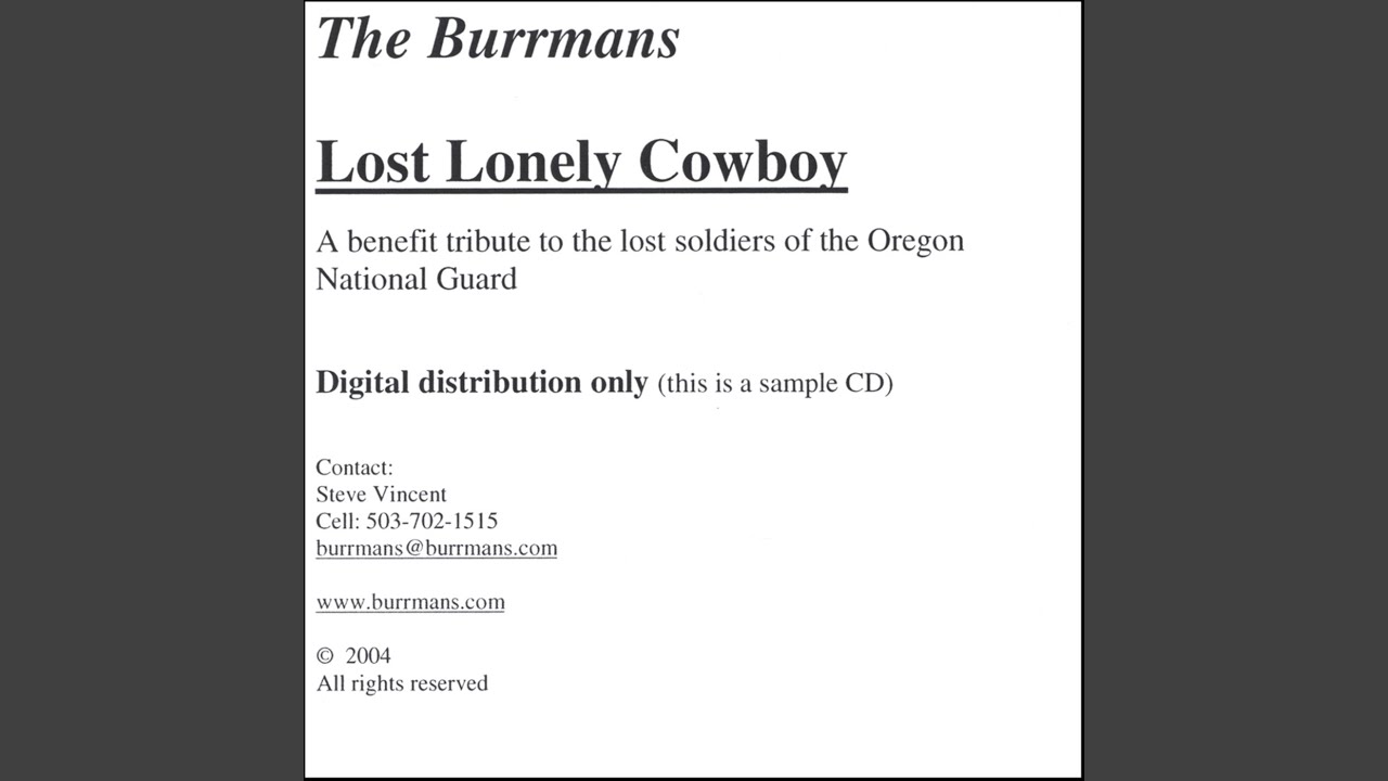 Lost Lonely Cowboy - YouTube