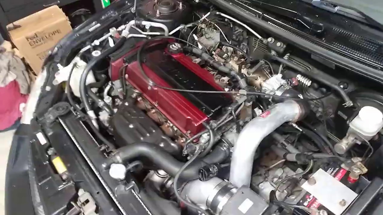 Evo 8. 600 mile update after timing belt. Have some coolant leaks - YouTube