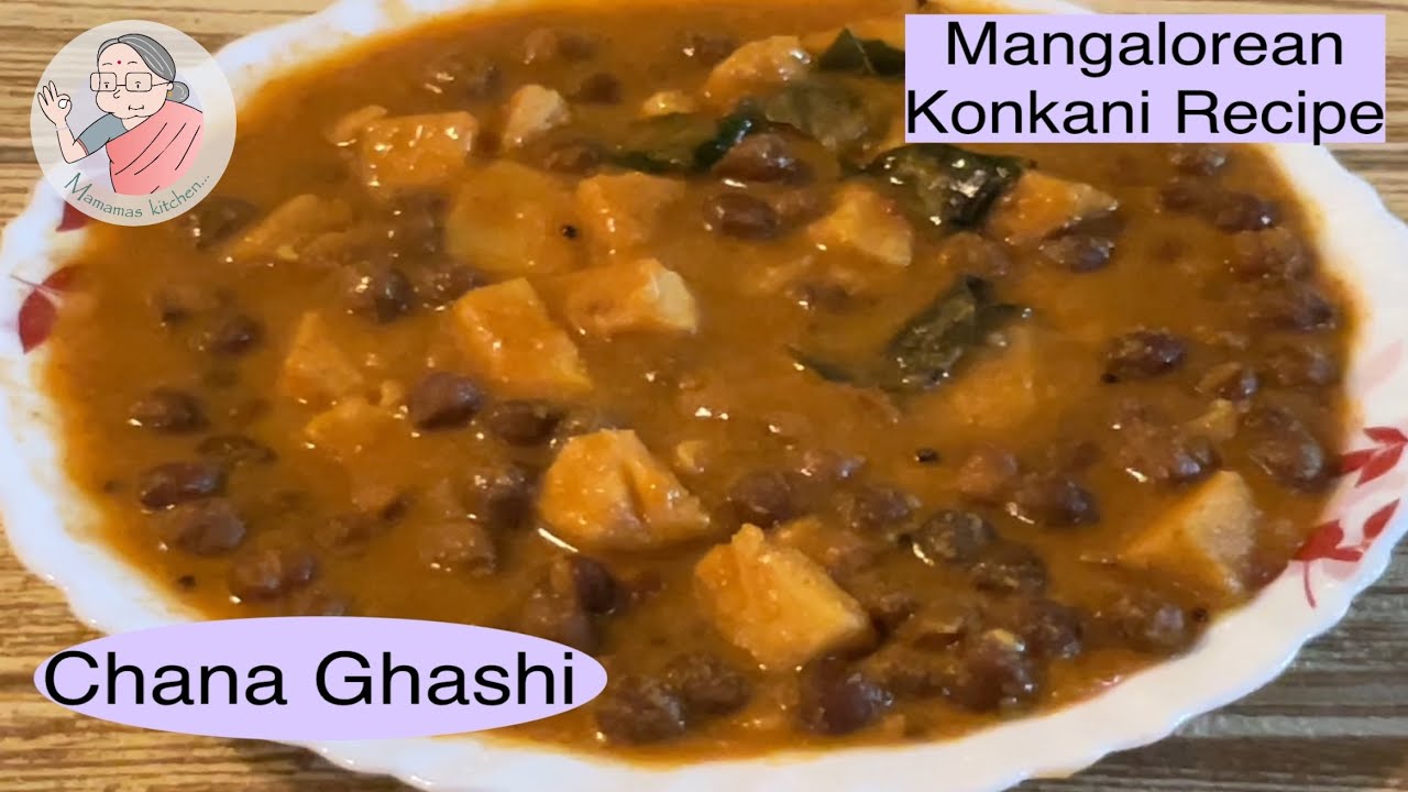 Mangalorean Chane Ghashi | Chana Gassi | Ganesh Chaturthi Recipe ...