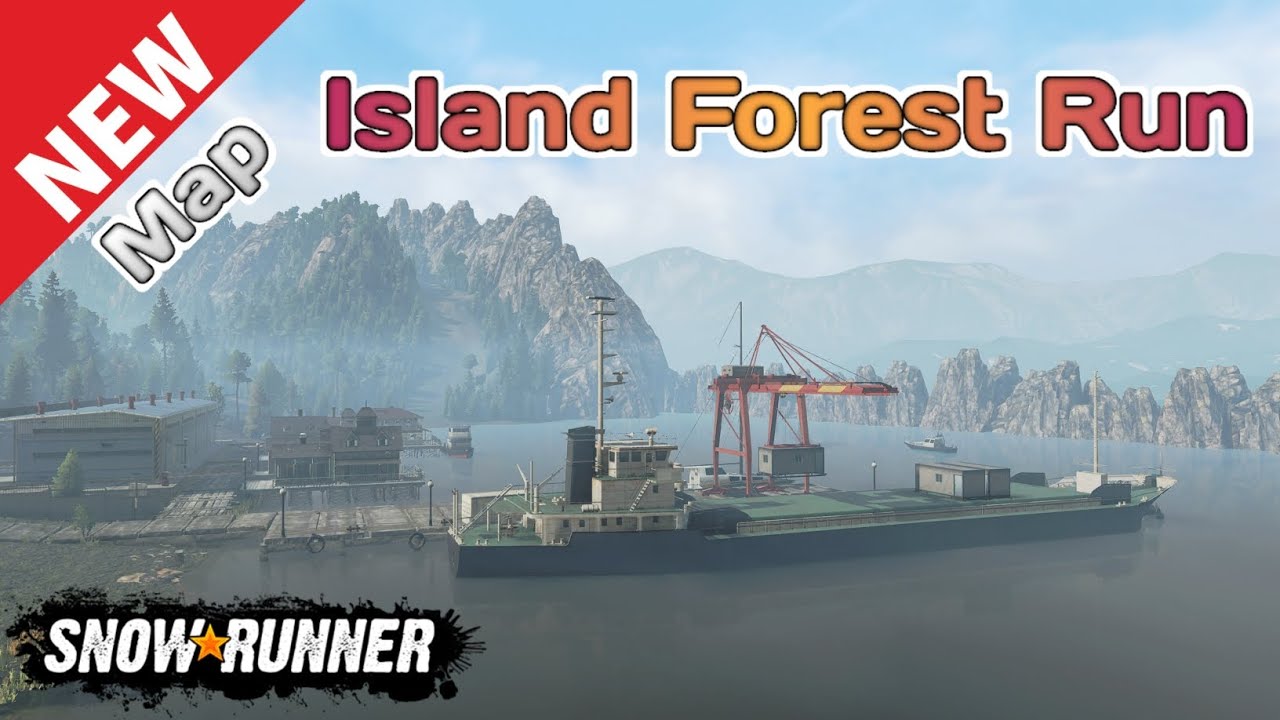 New Map Island Forest Run In SnowRunner Season 9 @TIKUS19 - YouTube