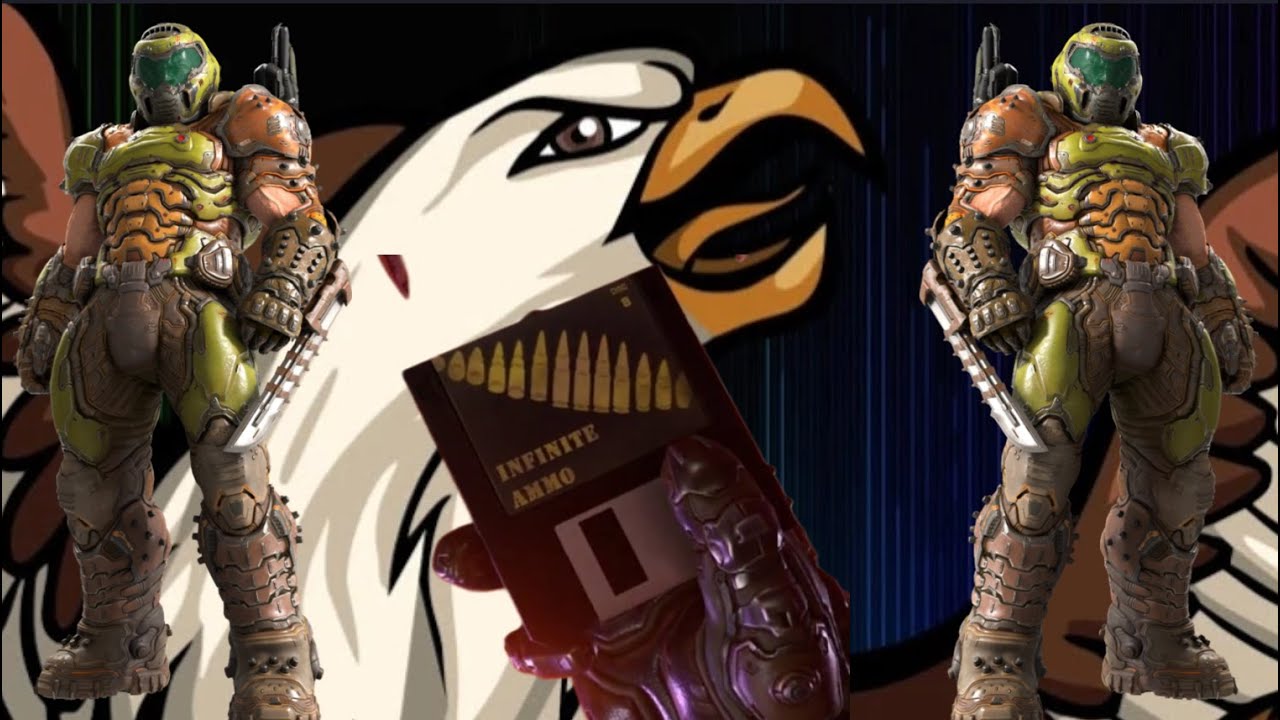 Griffin plays DOOM ETERNAL with Infinite Ammo! Full Game playthrough ...