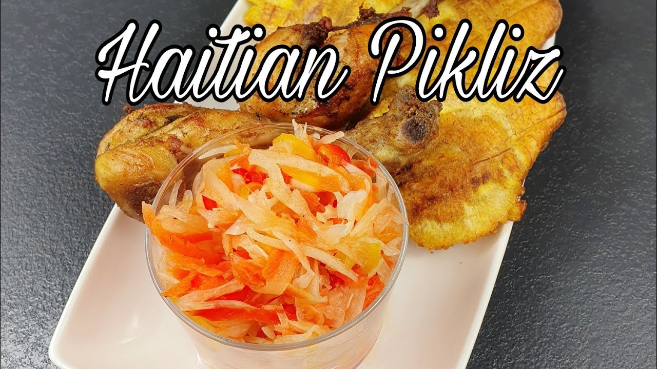 #31 Recette Pikliz Haïtien🇭🇹, How To Make Haitian Pikliz 🥕🧅, Spicy ...