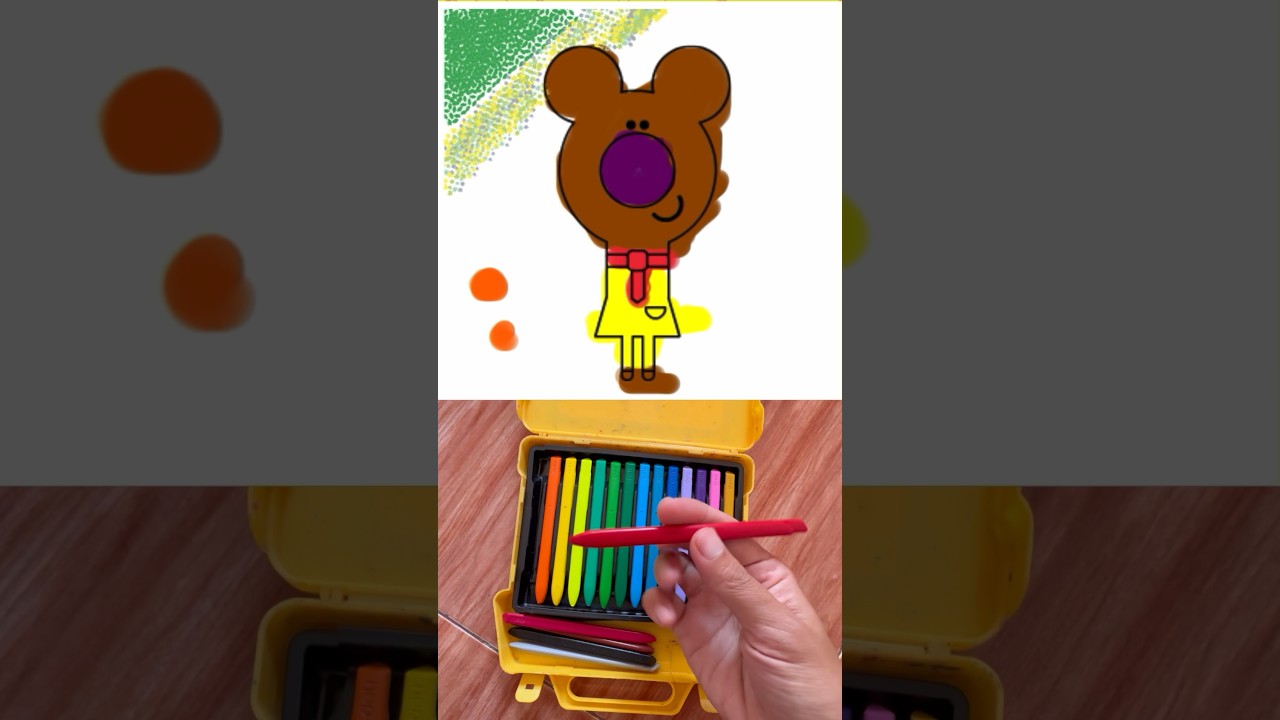 Colouring Norrie #norrie #heyduggeeepisodes #heyduggee #squirrel # ...