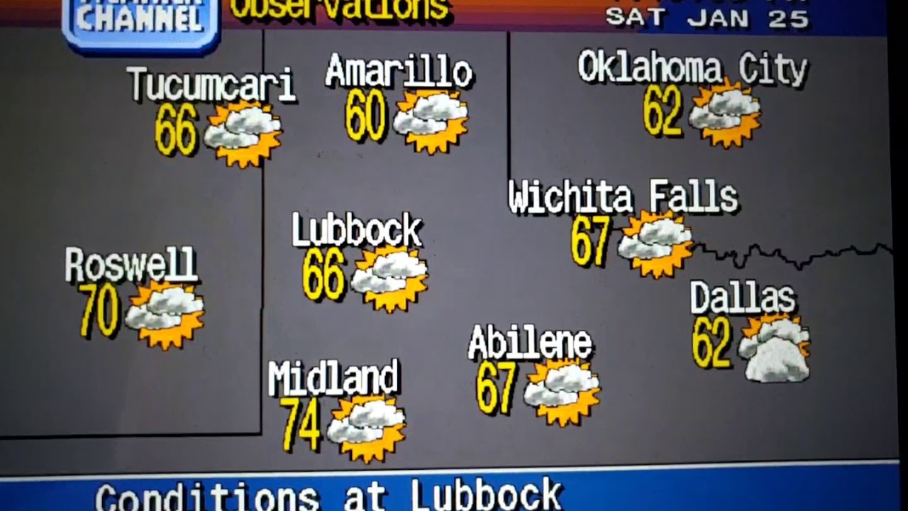 WeatherStar 4000 Jan. 25, 2020 part 2(14) - YouTube