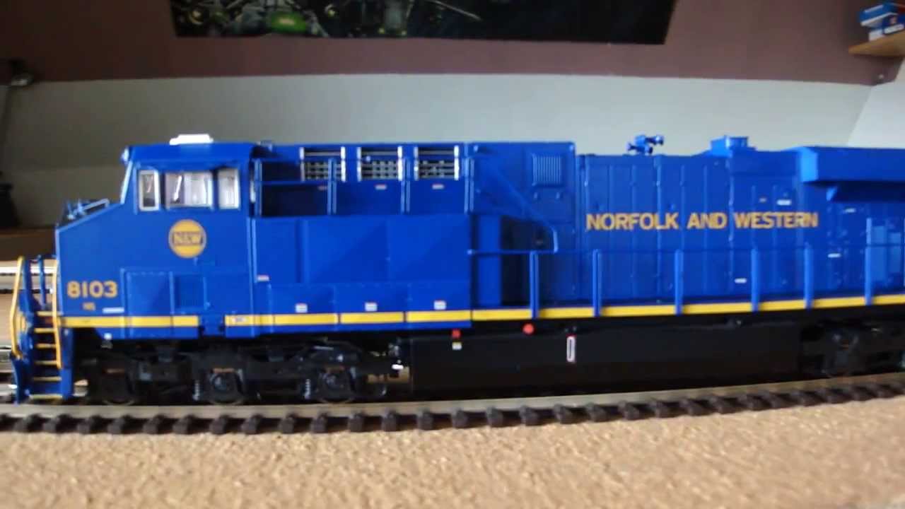 new Intermountain ES44AC NS Heritage Norfolk & Western w/Sound - YouTube