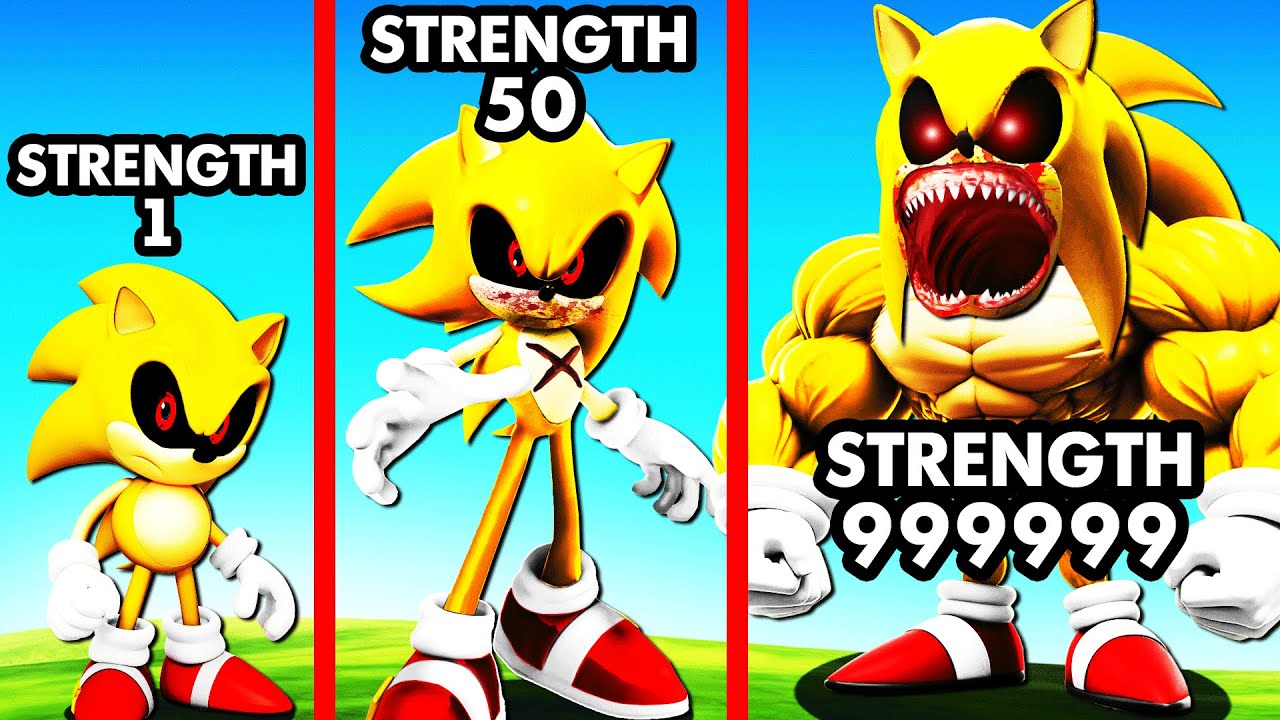 Upgrading SUPER SONIC.EXE Into STRONGEST (GTA 5) - YouTube