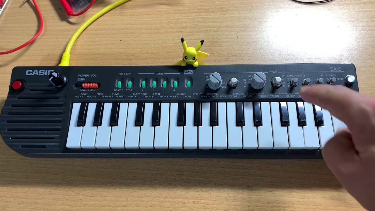 circuit bent CASIO SA-2 - YouTube