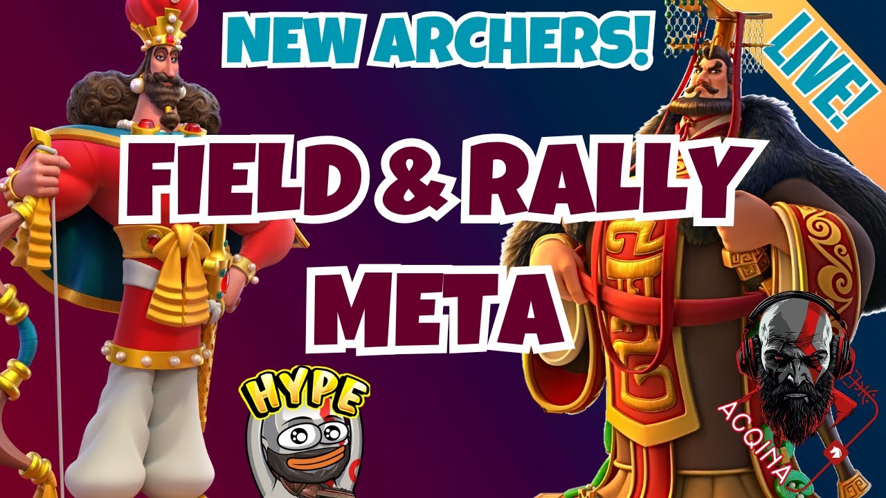 LIVE: New Archer Commanders! How META are they? Rise of Kingdoms - YouTube
