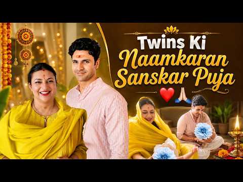 Naamkaran Sanskar Puja😇 Babies Ki First Satyanarayan Puja | Divyanka Tripathi | Vivek Dahiya