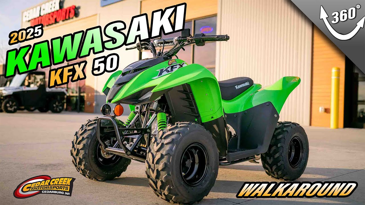 Walkaround | 2025 Kawasaki KFX®50 - YouTube