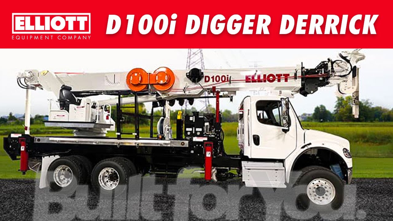 Elliott D100 Digger Derrick - YouTube
