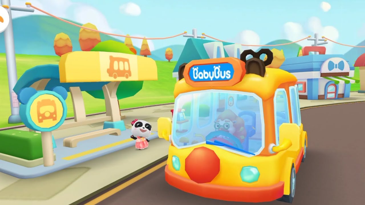 Perjalanan Bayi Panda Dengan Bus Sekolah | Babybus Indonesia | Game ...