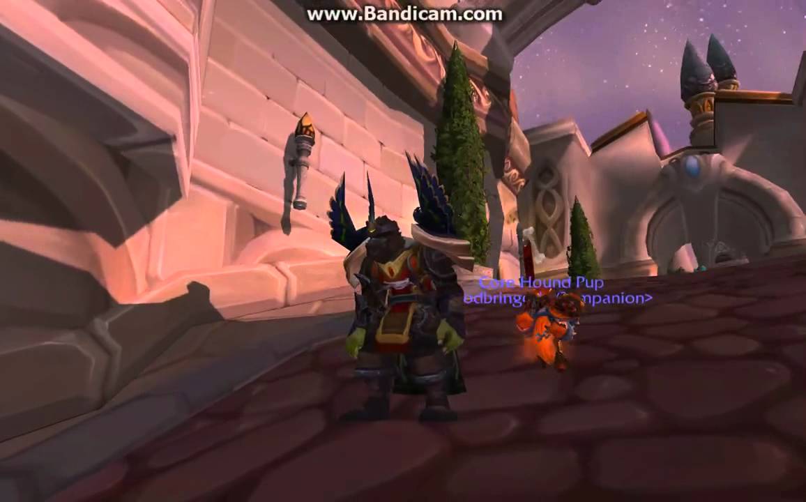 WoW MoP: Core Hound Pup (Pet Preview #2) *HD* - YouTube