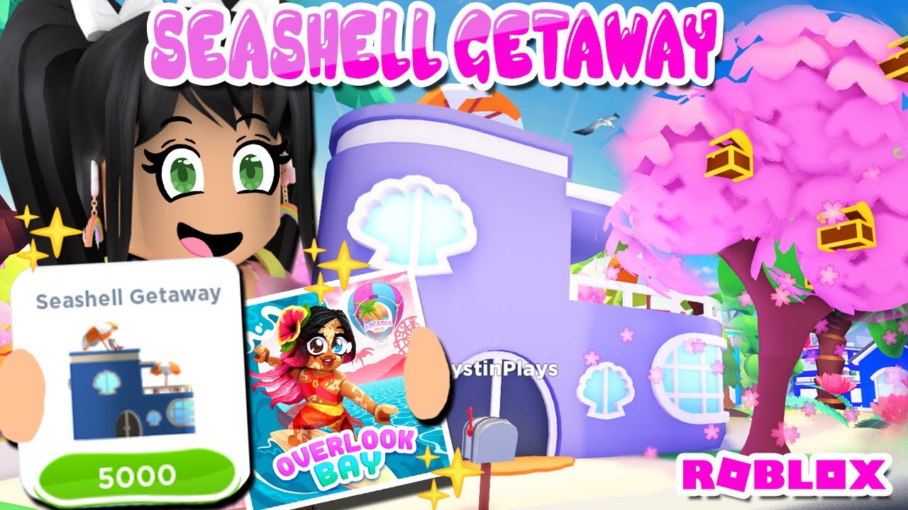 I BOUGHT THE SEASHELL GETAWAY HOME 🏖️ OVERLOOK BAY (roblox) Arcadia ...