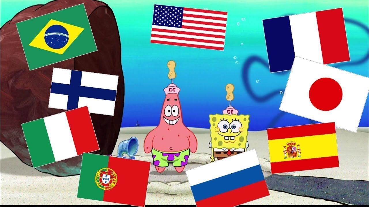 בובספוג ב16 שפות שונות | SpongeBob in 16 different languages - YouTube