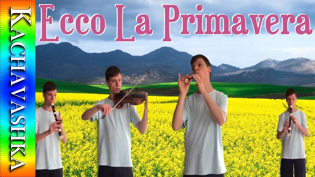 Ecco La Primavera - Francesco Landini (14th c. Medieval) [Recorders ...