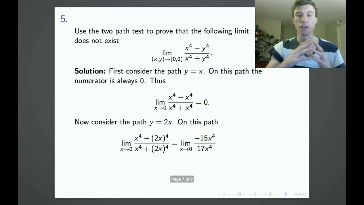 13 3 Two Paths Test - YouTube