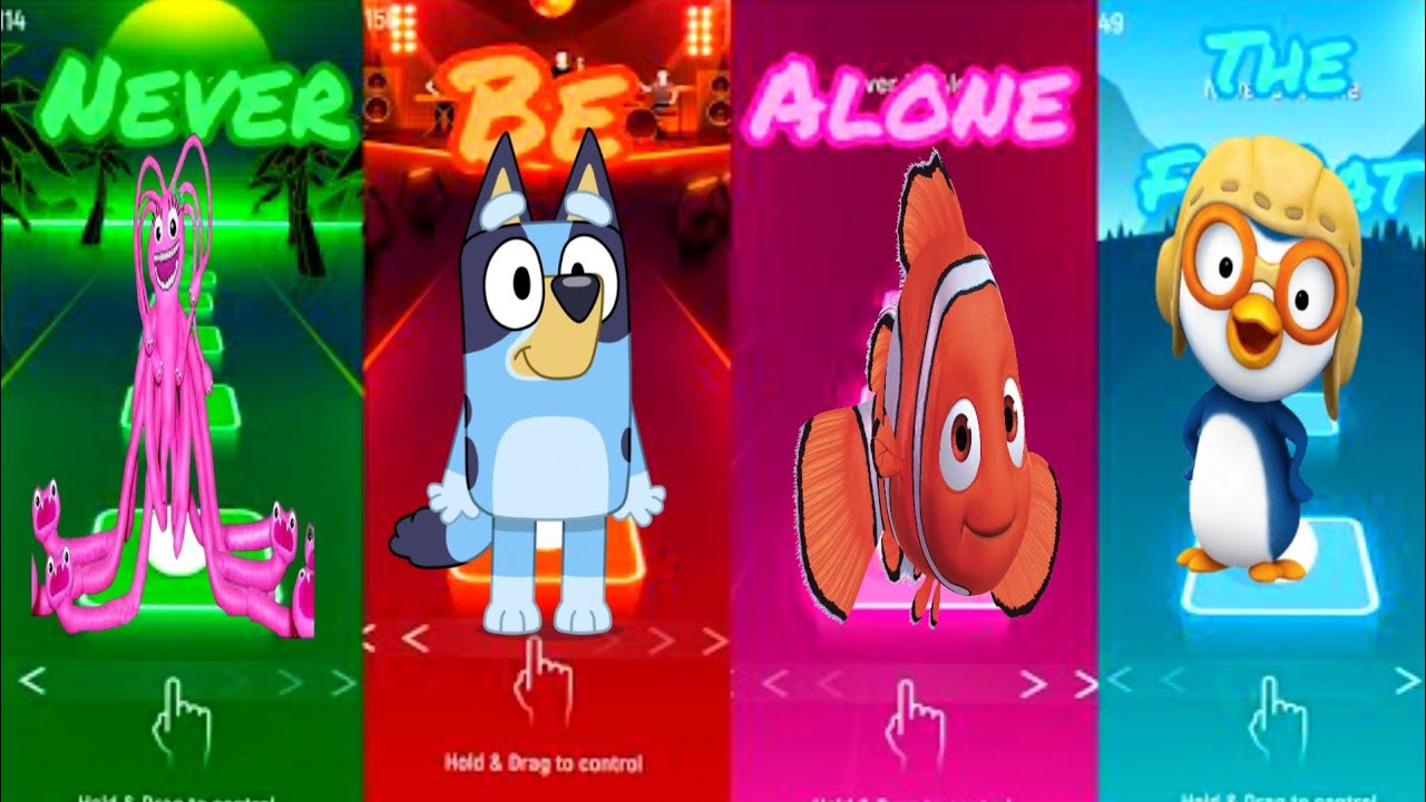 Mommy_Long_Legs_Poppy_Chapter_2🆚Bluey🆚Finding_Nemo🆚Squid_Game🏵️Who is ...