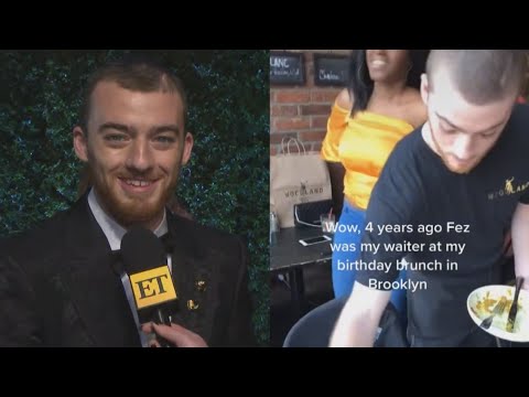 Euphoria's Angus Cloud REACTS to Viral Video Waiting Tables (Exclusive)