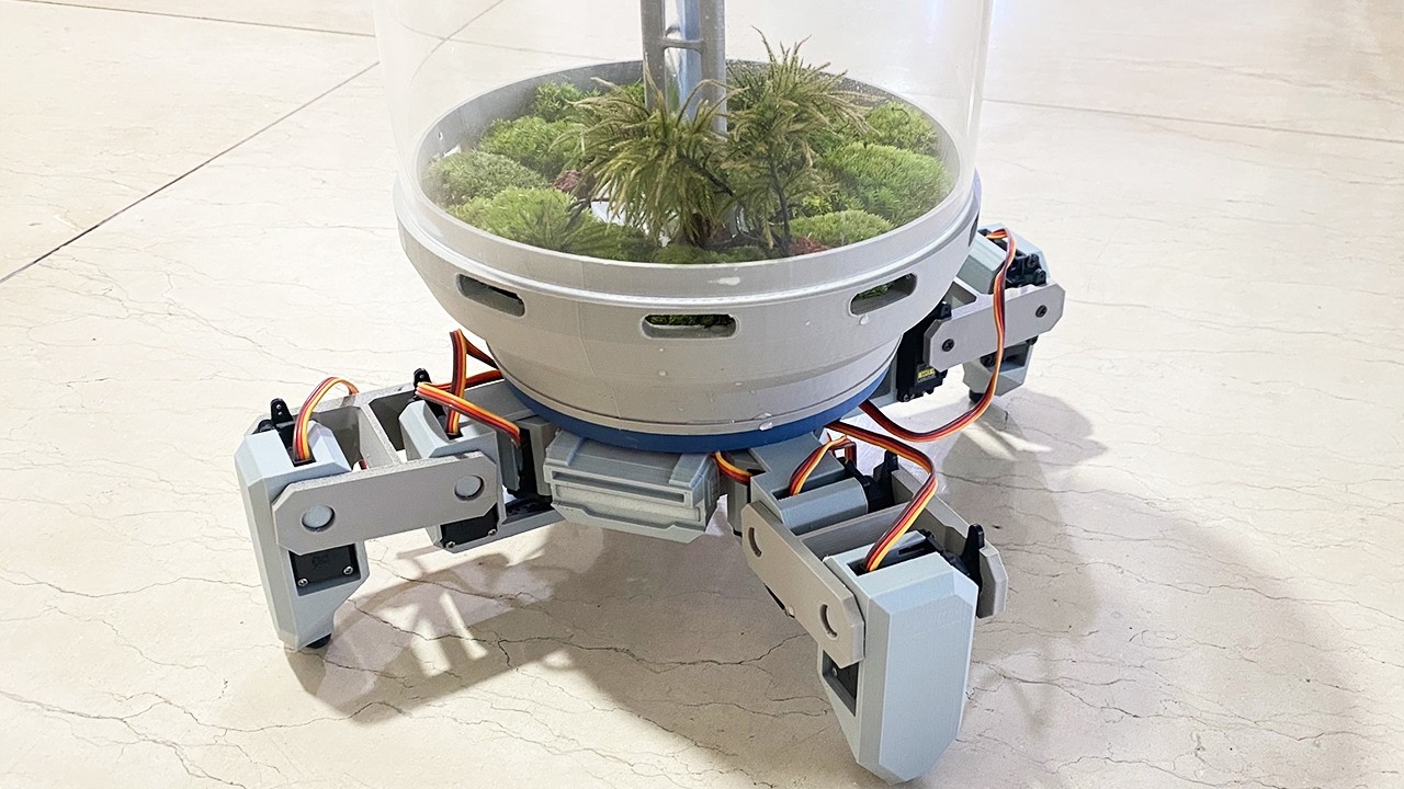 Plant Walker Fusion360 Arduinorobot Robotics 3dprinting Arduino Youtube