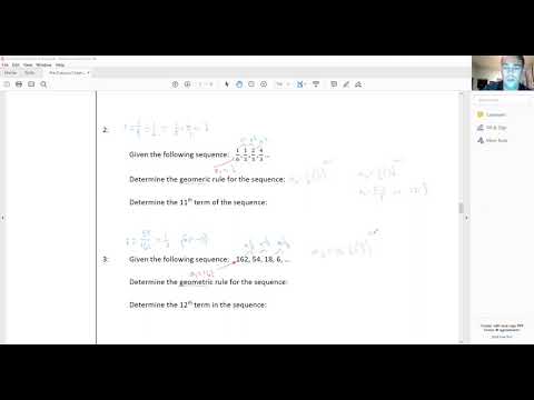 Pre-Calculus: Section 8.3 (Geometric Sequences and Series) - YouTube