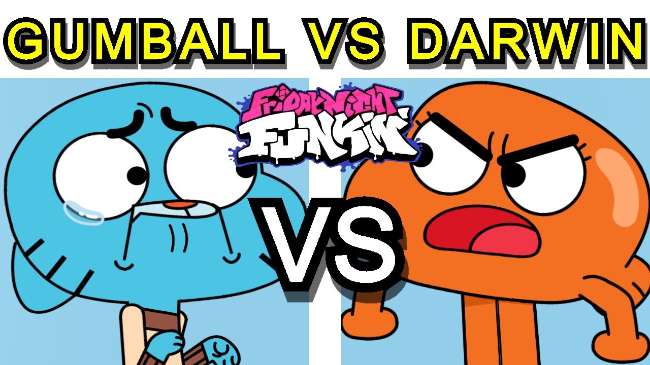 Friday Night Funkin' MOD-Oh god no / gumball VS darwin | El Increible ...