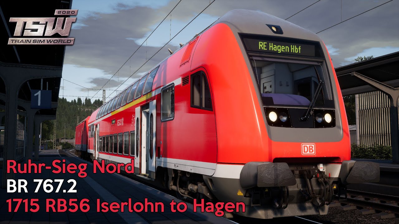1515 RE16 Hagen Hbf to Siegen Hbf - Ruhr-Sieg Nord - BR 767.2 - Train ...