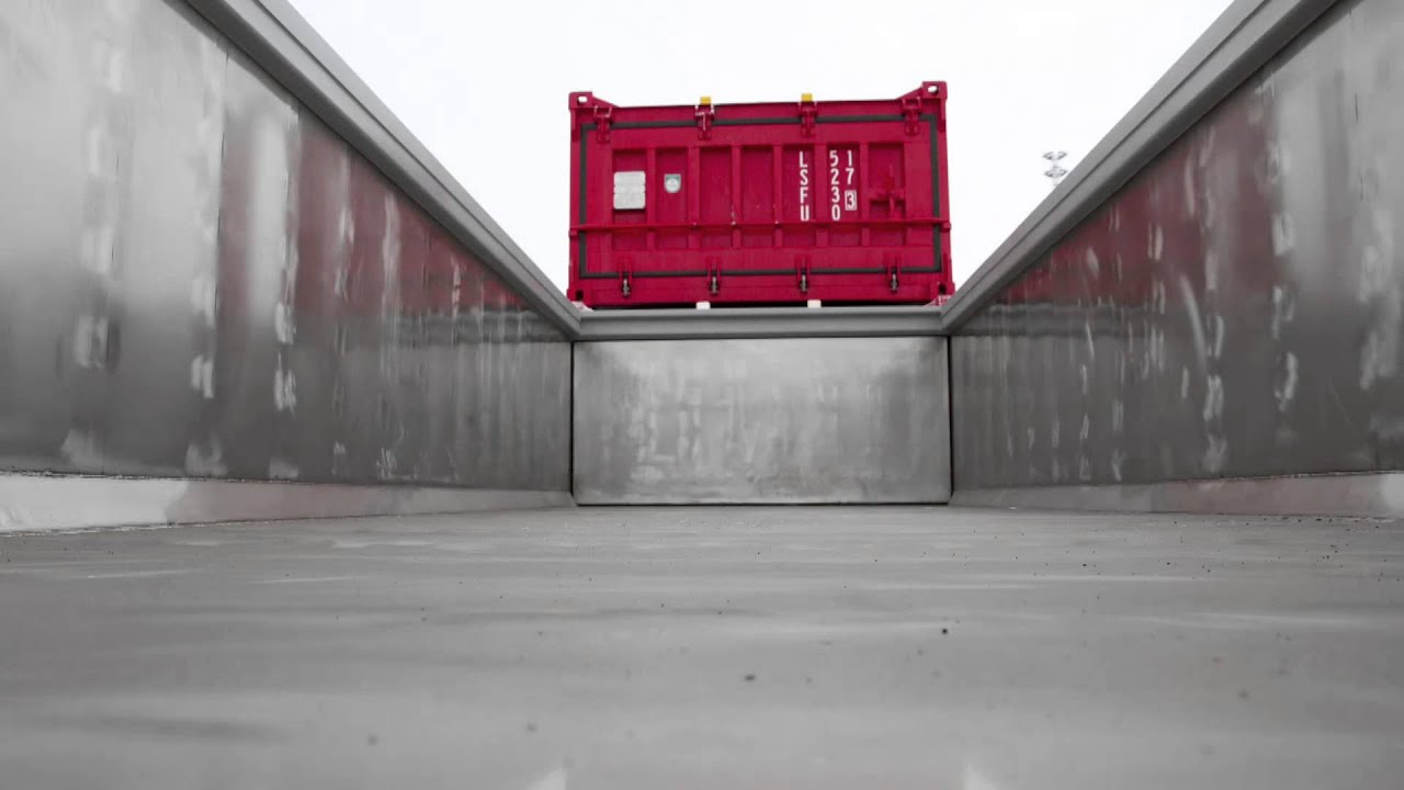 20’ Half Height Heavy Duty Open Top Container - core - YouTube