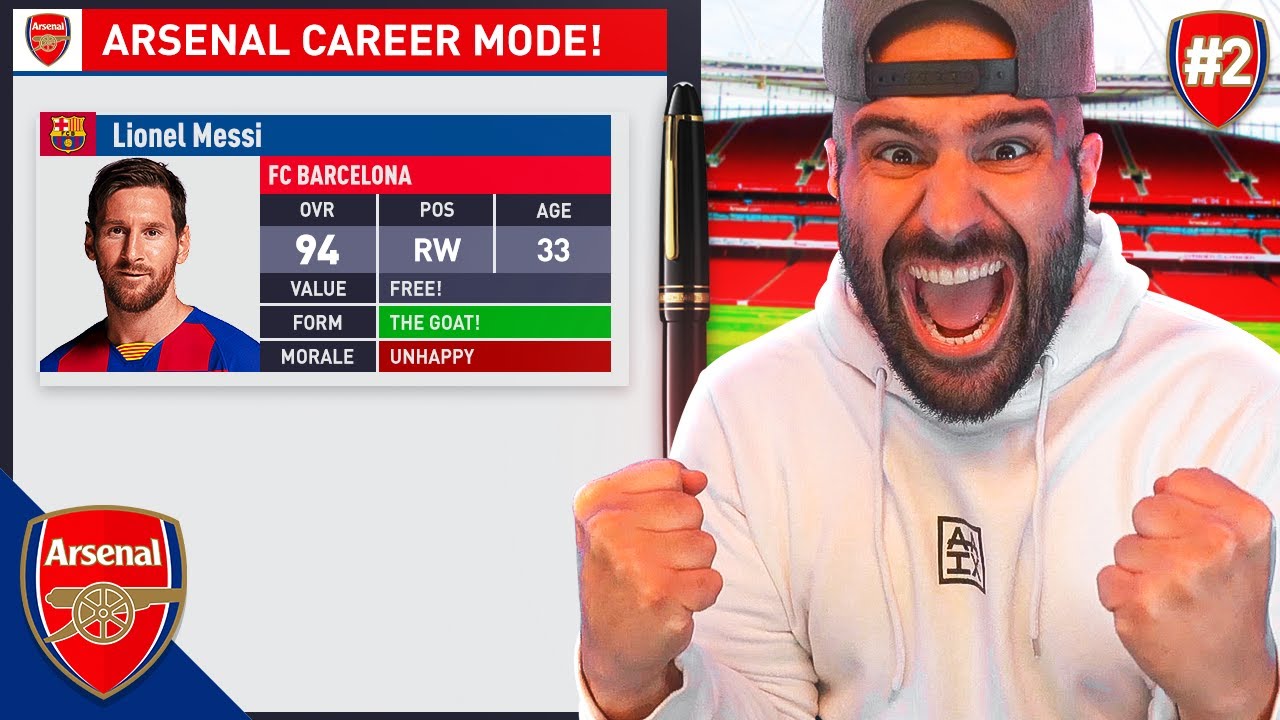 OMG MESSI SIGNING FOR ARSENAL 😲 (FIFA 20 Career Mode) - YouTube