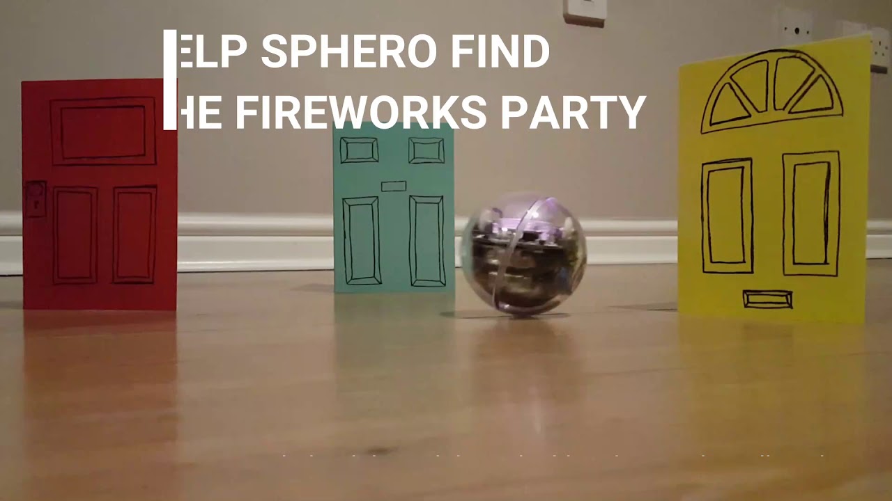 Sphero fireworks party - competition - YouTube