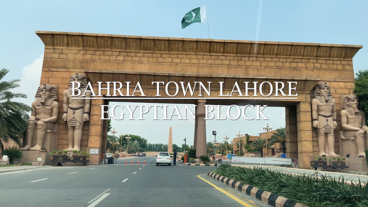 Bahria Town Lahore | Egyptian Misar Block - YouTube