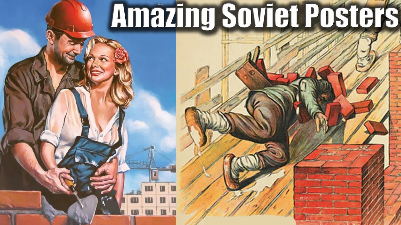 Amazing Soviet-Era Work Safety Posters #ussr, #sovietart - YouTube