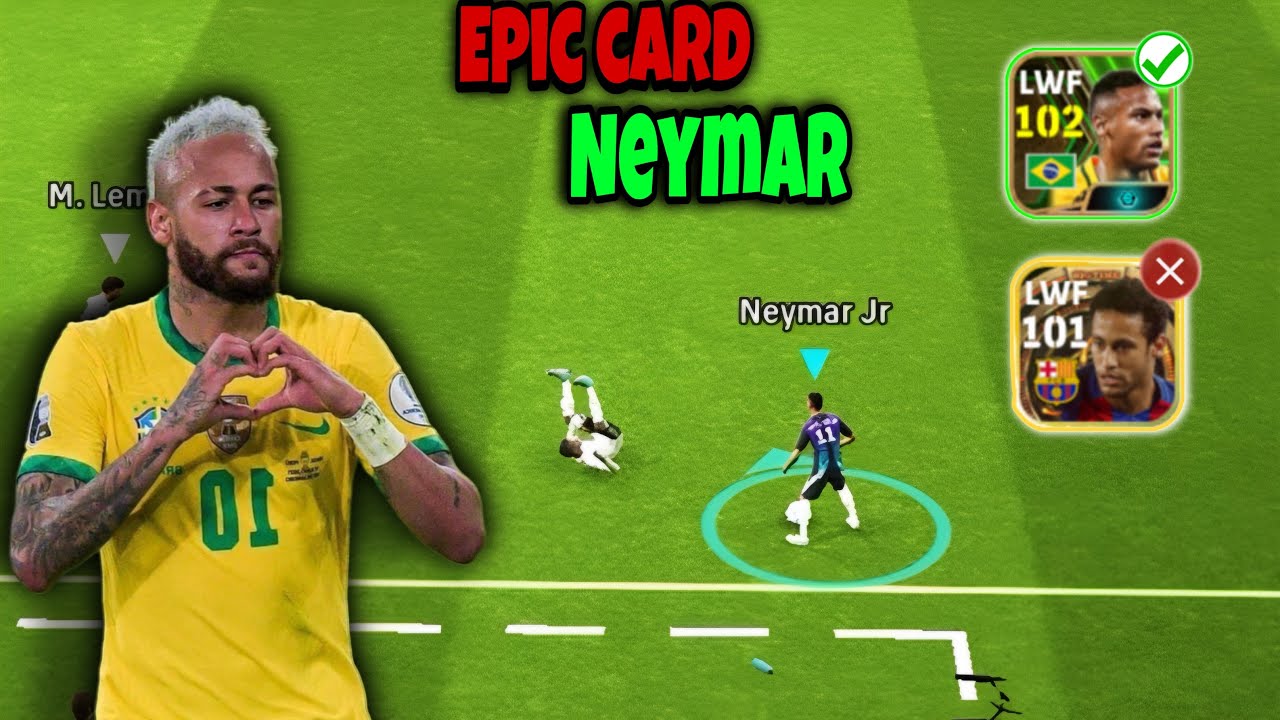 REVİEW 102 RATED NEYMAR | EPİC CARD İN EFOOTBALL MOBİLE 2024 🤯 - YouTube