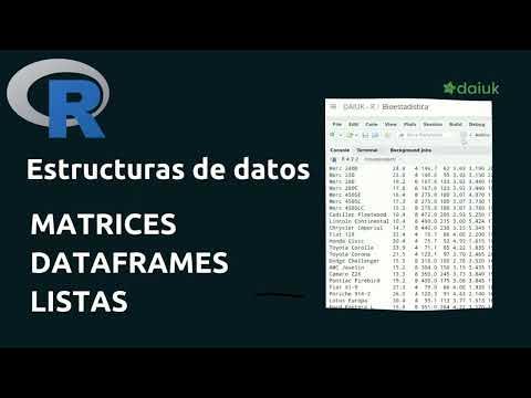 Introducción a R | Matrices, Dataframes, Listas y análisis exploratorio. - YouTube