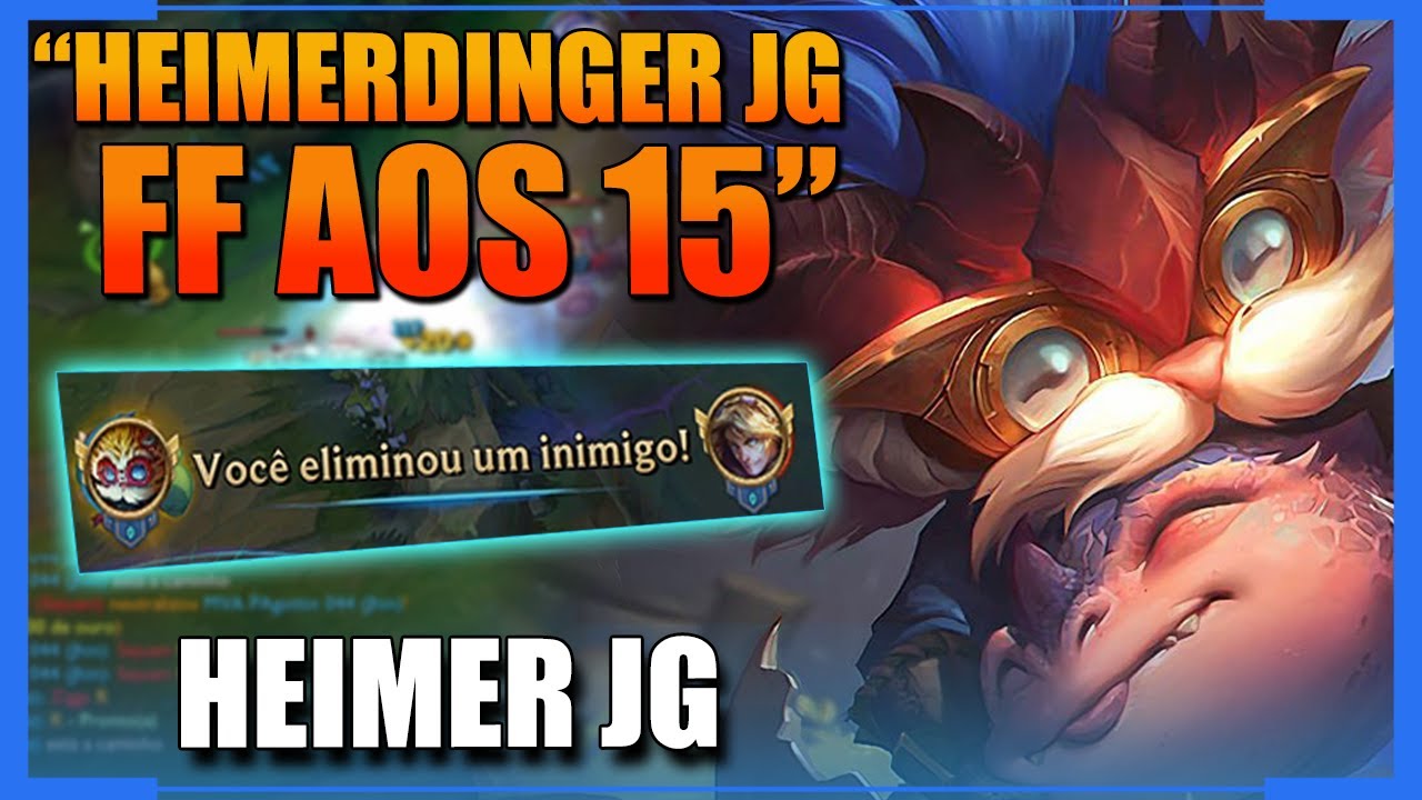 COMO JOGAR DE HEIMERDINGER JG DE CLEAR AO GANK - HEIMER JUNGLE 2022 ...