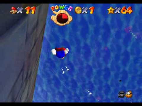 Let's Play Super Mario 64 - Part #19: Swim! - YouTube
