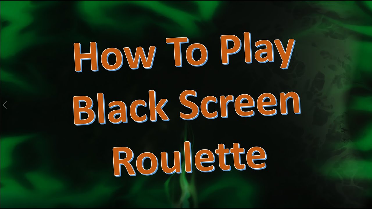 Sea of Thieves - How To Play Black Screen Roulette (Glitch) - YouTube