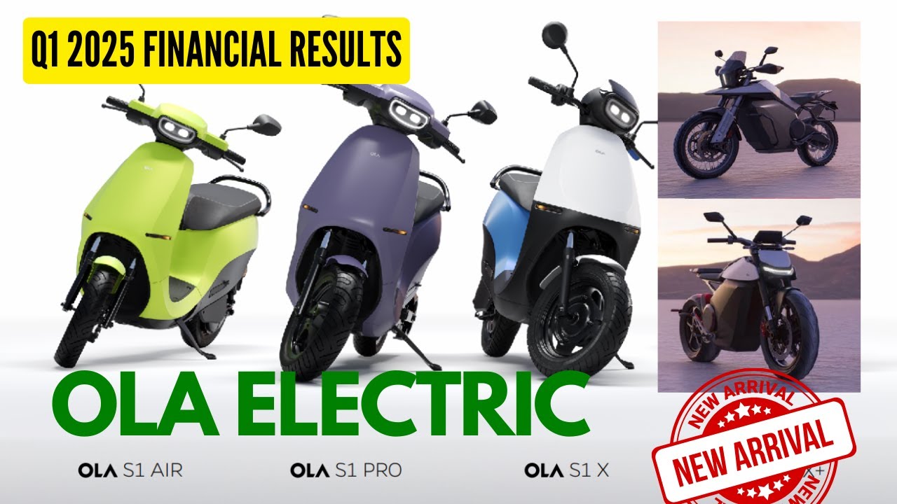 Ola Electric Q1 FY25 Results: Simple Overview || New Ola e-Bike Launch ...