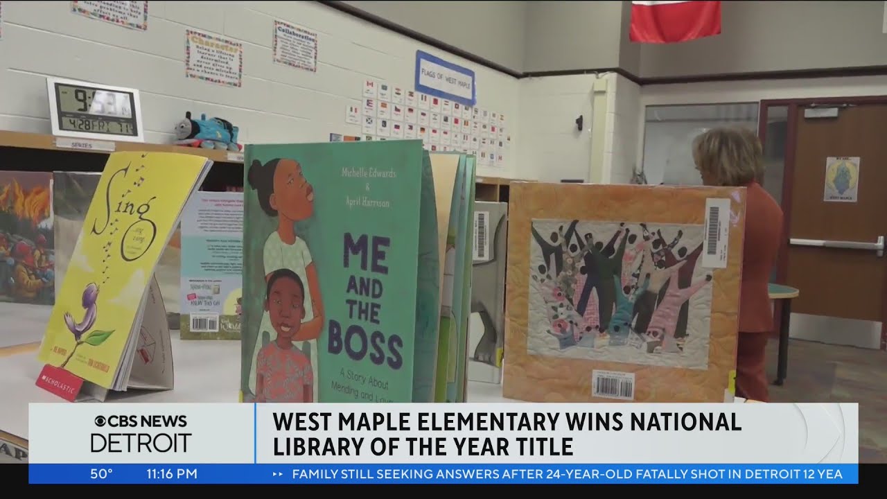 West Maple Elementary wins National Library of the Year, becoming third school in Michigan ...