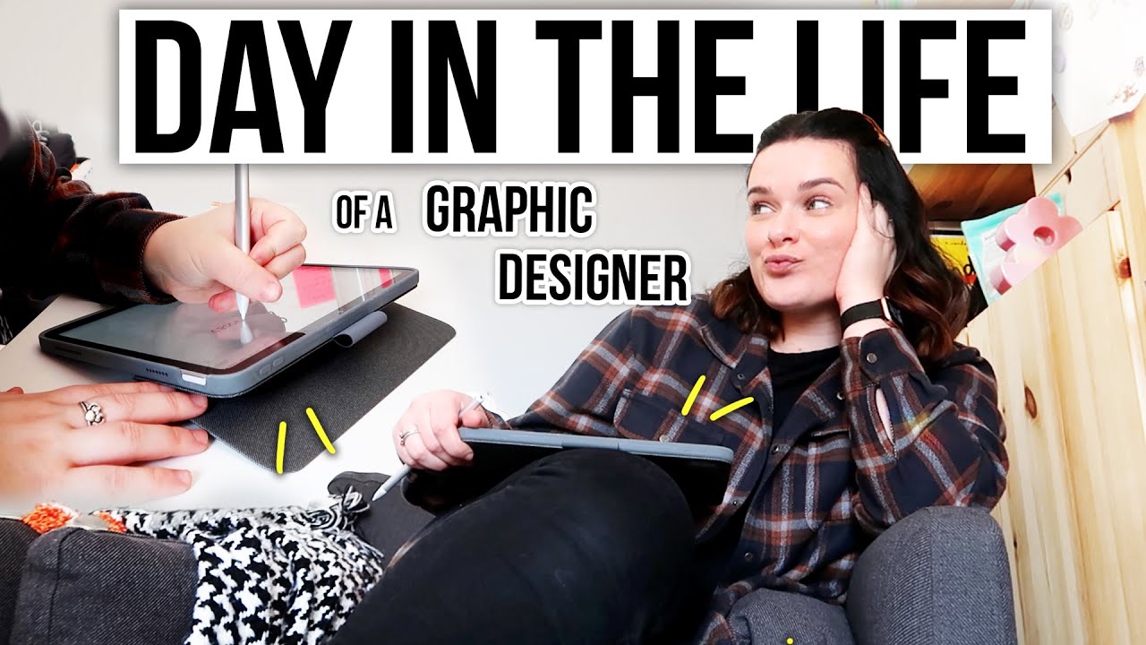 Day in the life of a Graphic Designer ️ Brand Design & Productivity ...