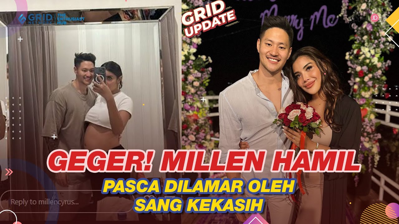 Usai Heboh Dilamar Pria, Millen Cyrus Kini Bikin Geger Pamer Perut Buncit Bak Hamil - YouTube