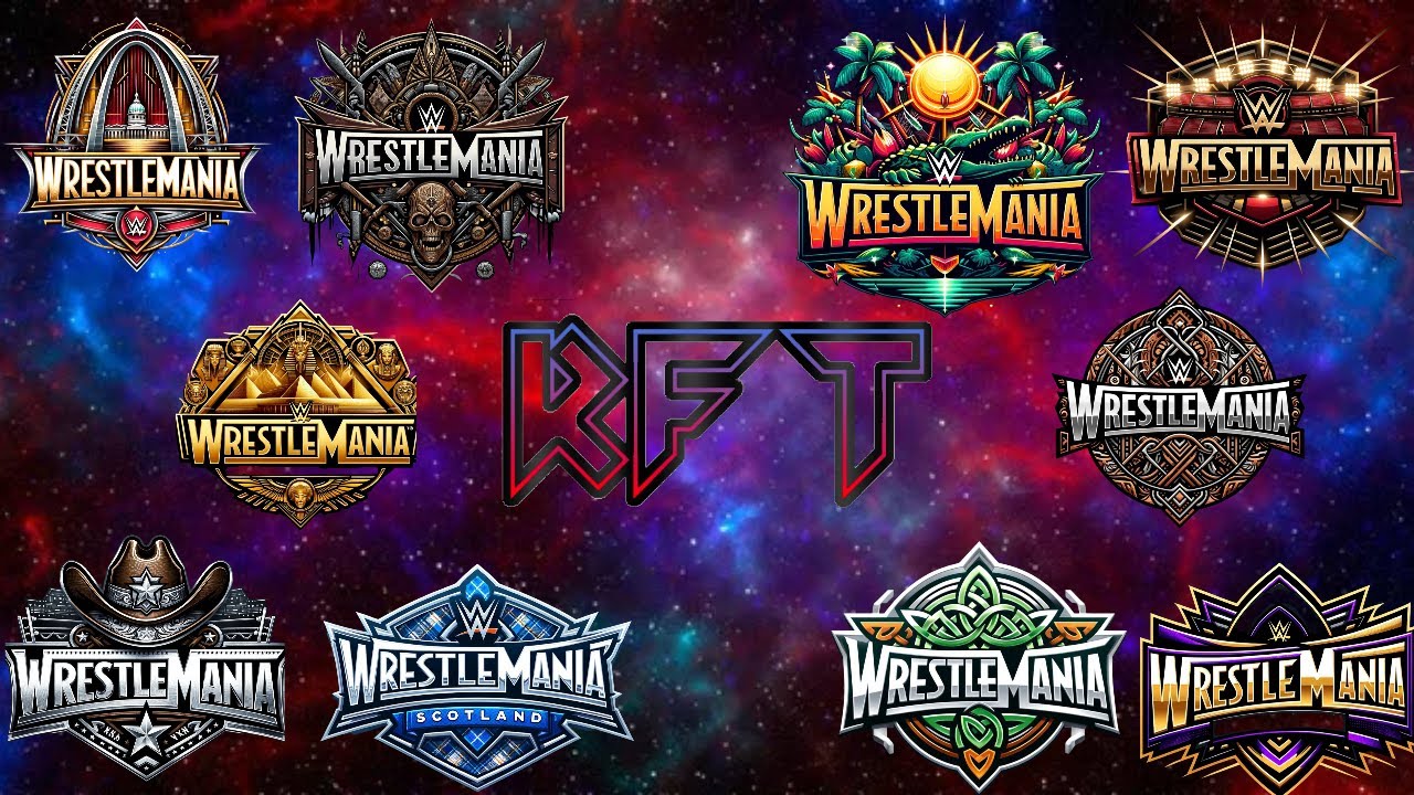 WrestleMania Logos 301-310 - YouTube