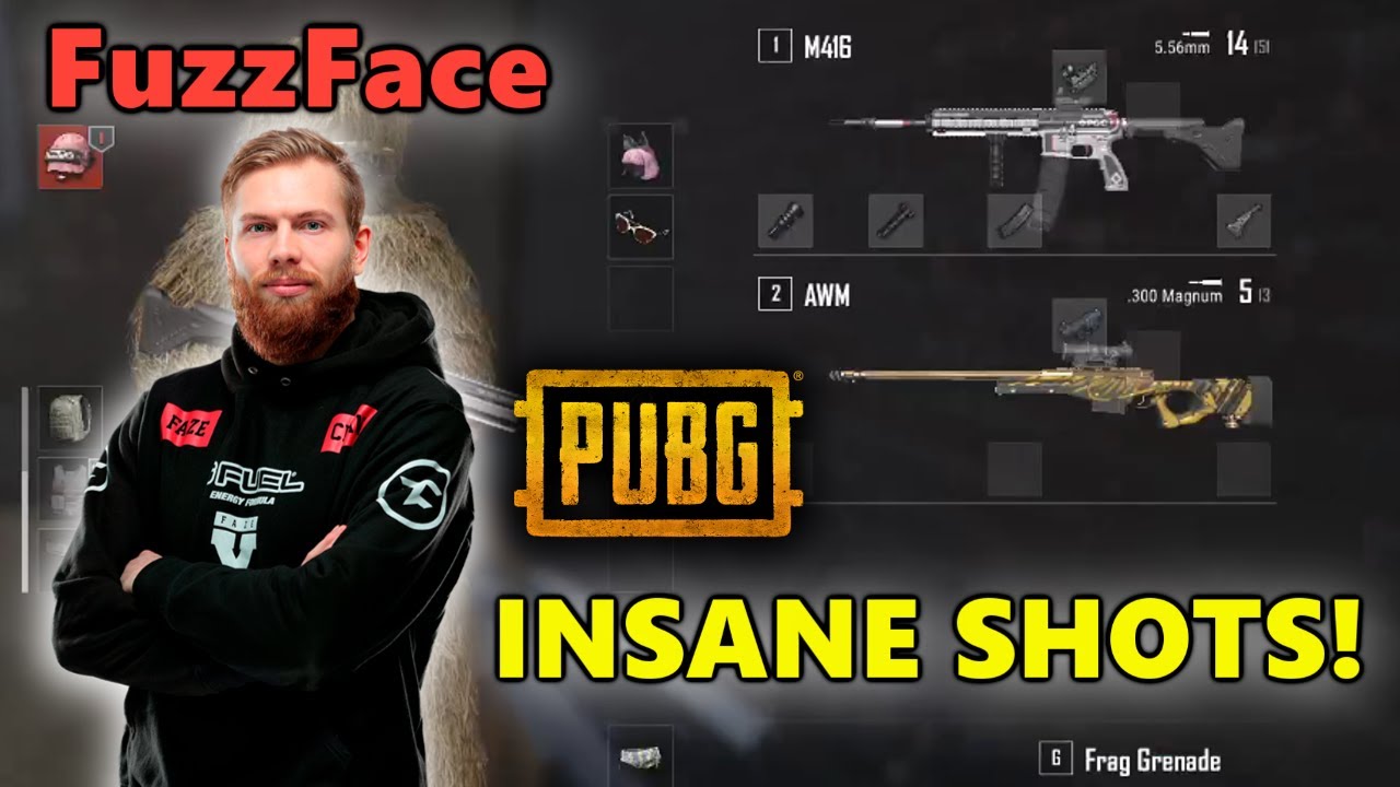 FaZe FuzzFace - INSANE SHOTS! - SOLO SQUADS! - M416 + AWM - PUBG - YouTube