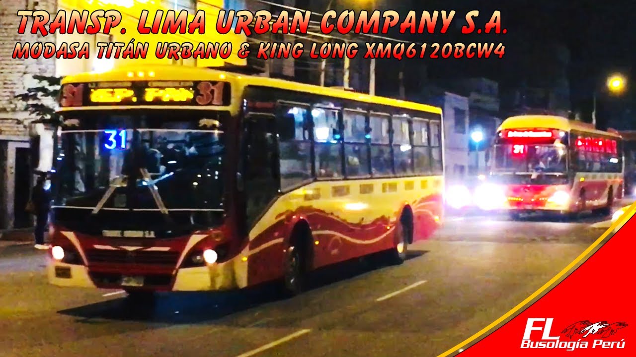 MODASA Titán Urbano & King Long XMQ6120BCW4|Transportes Lima Urban ...